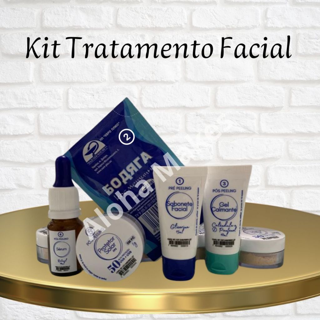 Pelling de Algas Marinhas (Kit de Tratamento Facial Exclusivo) | Shopee Brasil