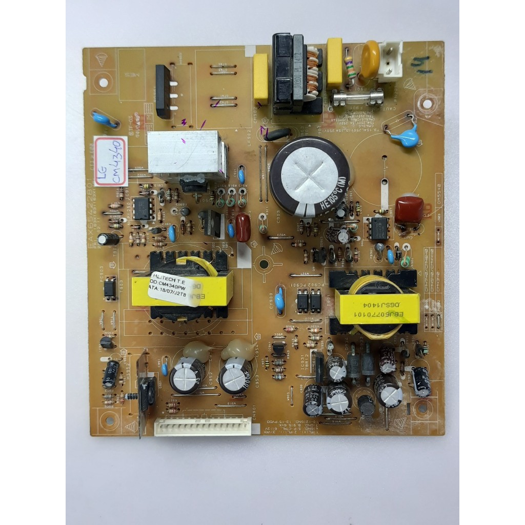placa da fonte som lg cm4340 / eax65422801 / recuperada | Shopee Brasil