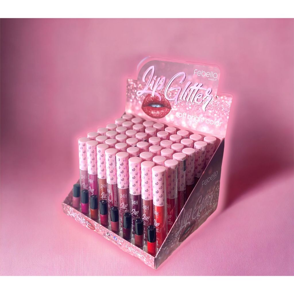 Lip gloss glitter Febella - primo do power stay da avon com ativação do ...