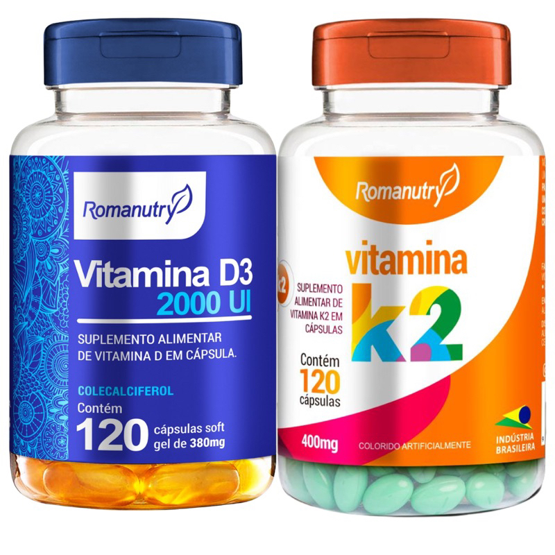 kit 01 Vitamina D3 estimula a absorção de cálcio no intestino ...