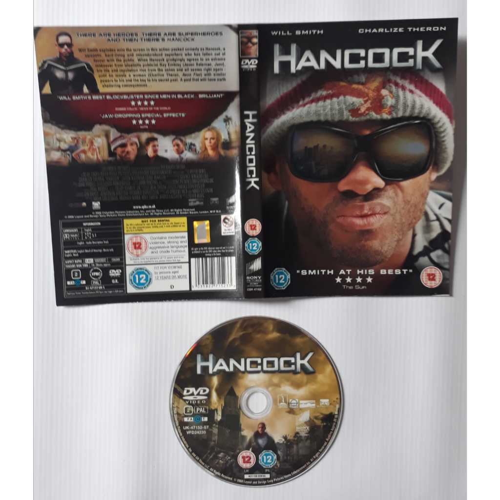 Dvd Hancock - Will Smith - Importado Região 2 - Original Usado | Shopee ...
