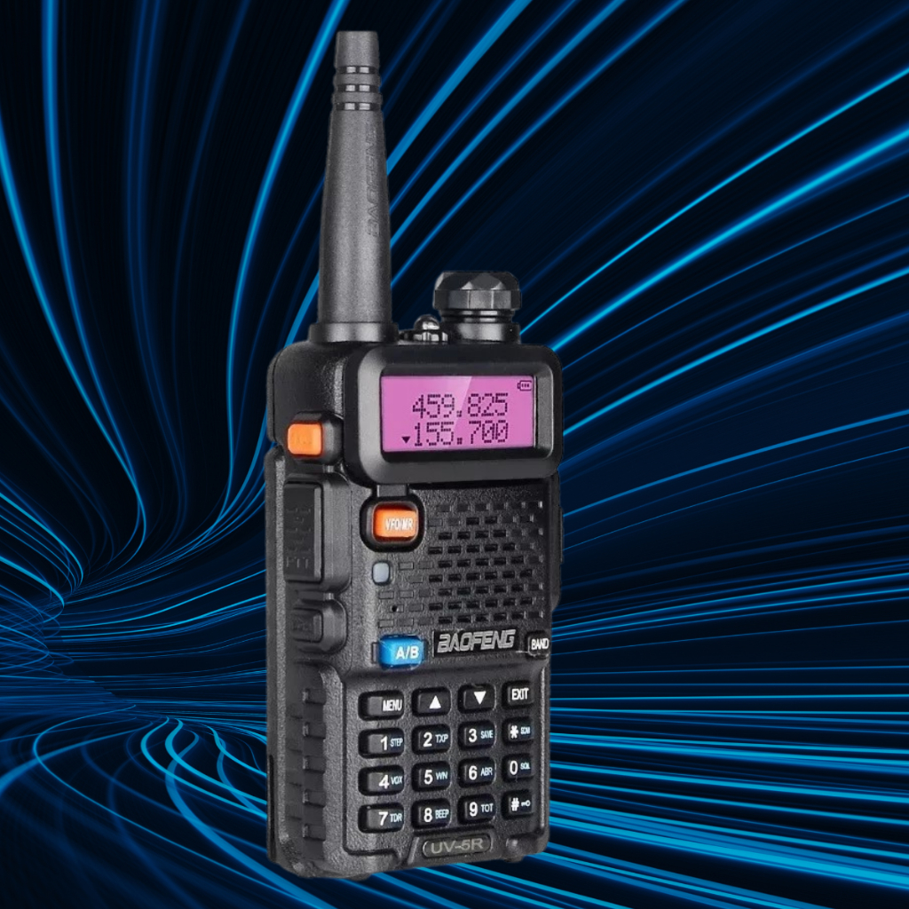 Rádio Comunicador Dual Band Uhf Vhf Uv-5r HT Fm Fone - Faz a Boa!