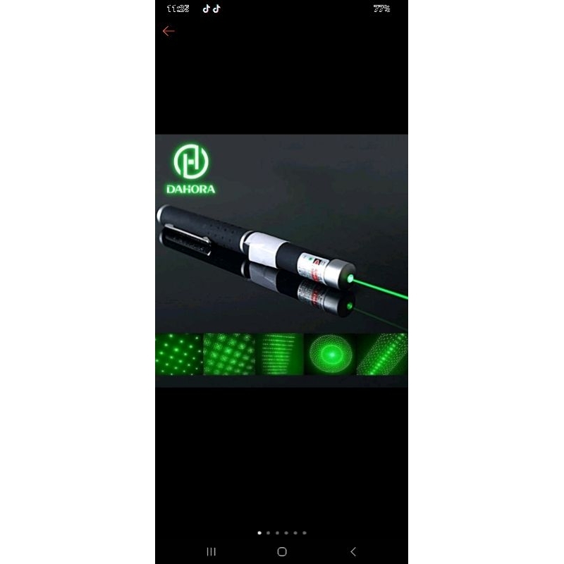 Caneta Laser Pointer Verde 5000MW Profesional 5 pontas! | Shopee Brasil