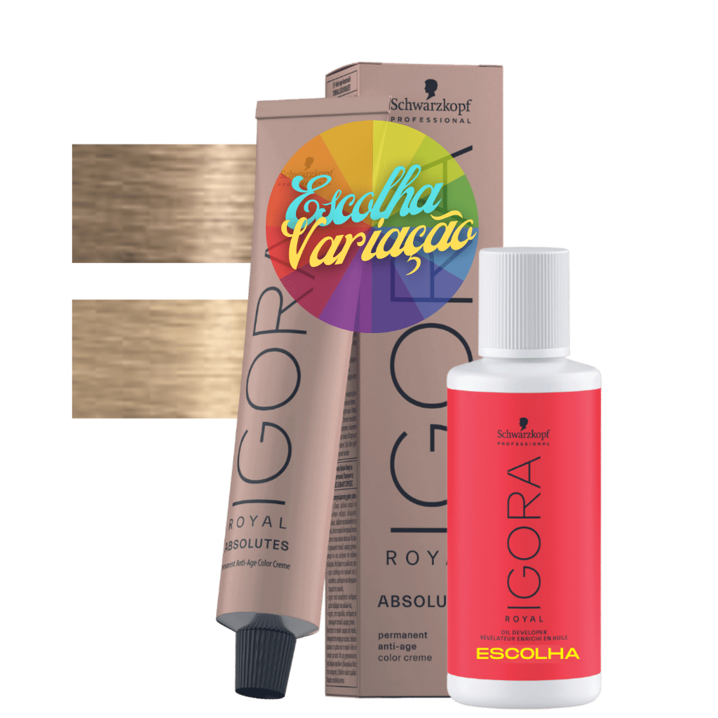 Kit Ox + Coloração Igora Royal Absolutes Tintura 60g 8 ao 9 Escolha ...