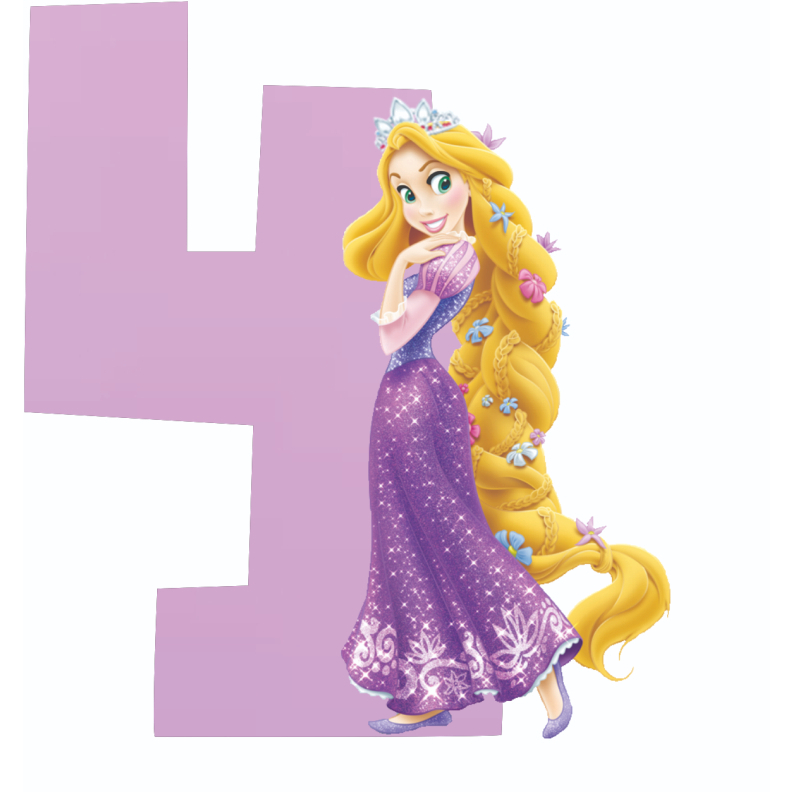 DISPLAY MDF NUMERO 4 RAPUNZEL ENROLADOS 60CM | Shopee Brasil