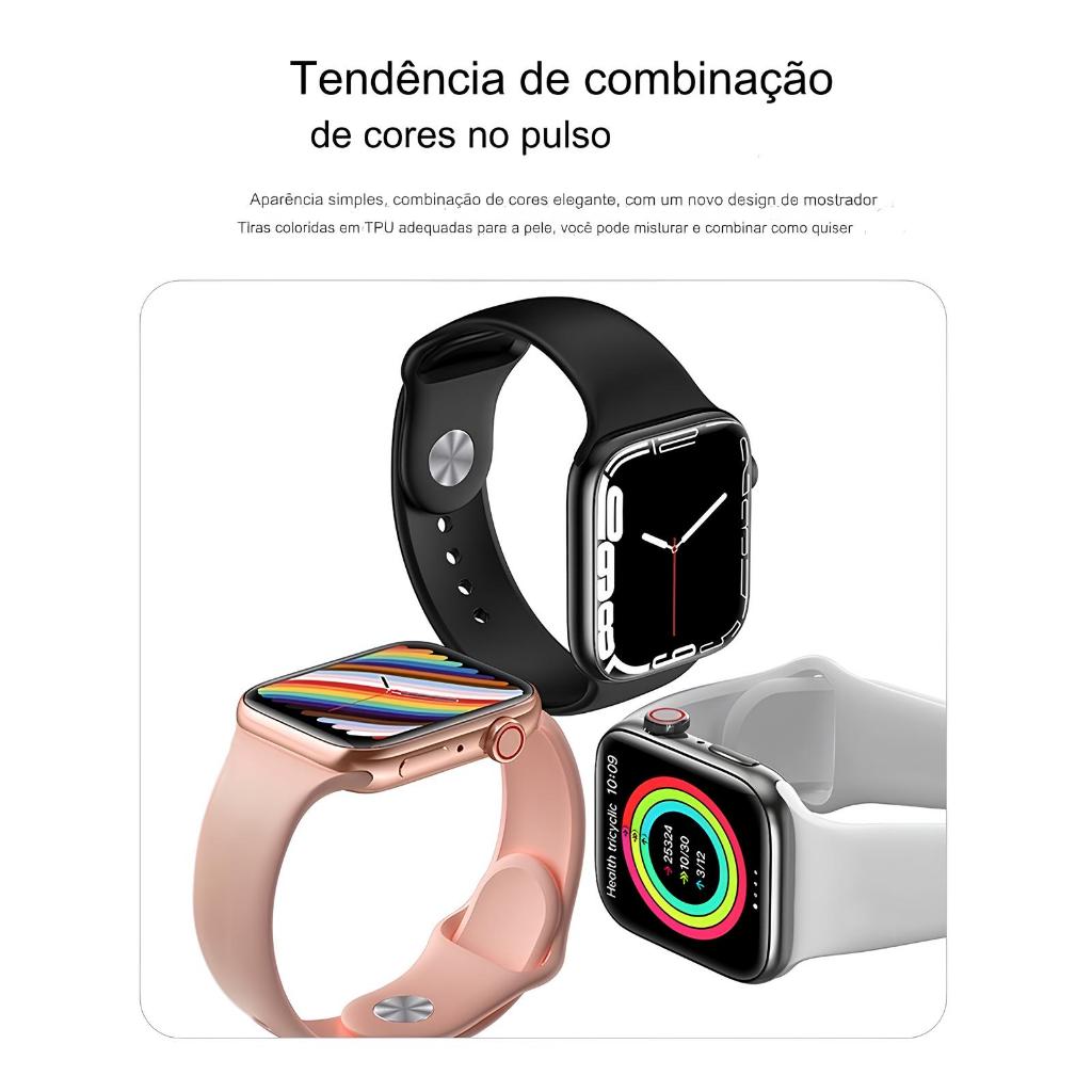 Smartwatch M9 Pro Smart Watch 9 45mm Relógio Inteligente 1 Pulseira ...
