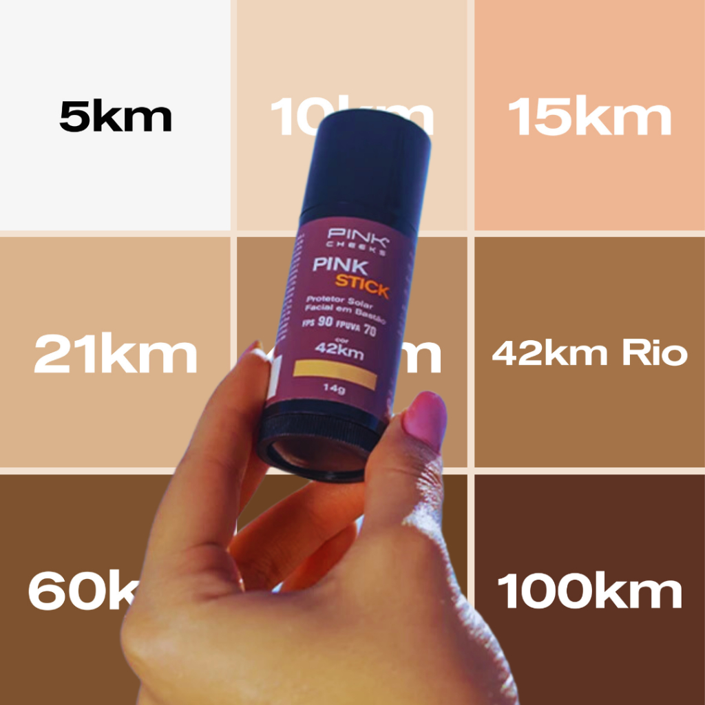 Protetor Solar Facial Com Cor Pink Stick - PINK CHEEKS 14g | Shopee Brasil