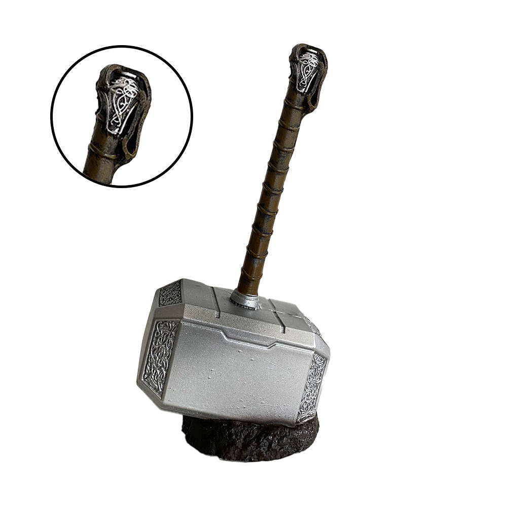 BONECO RESINA - THOR - MARTELO MINI - MARVEL - 20CM | Shopee Brasil