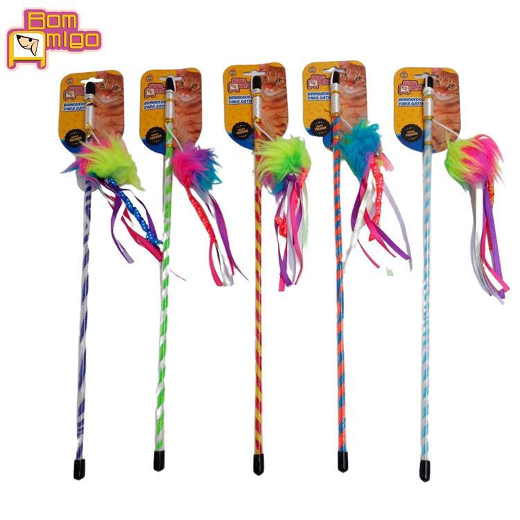 Brinquedo Cat Varinha Festa Para Gatos- Bom Amigo | Shopee Brasil