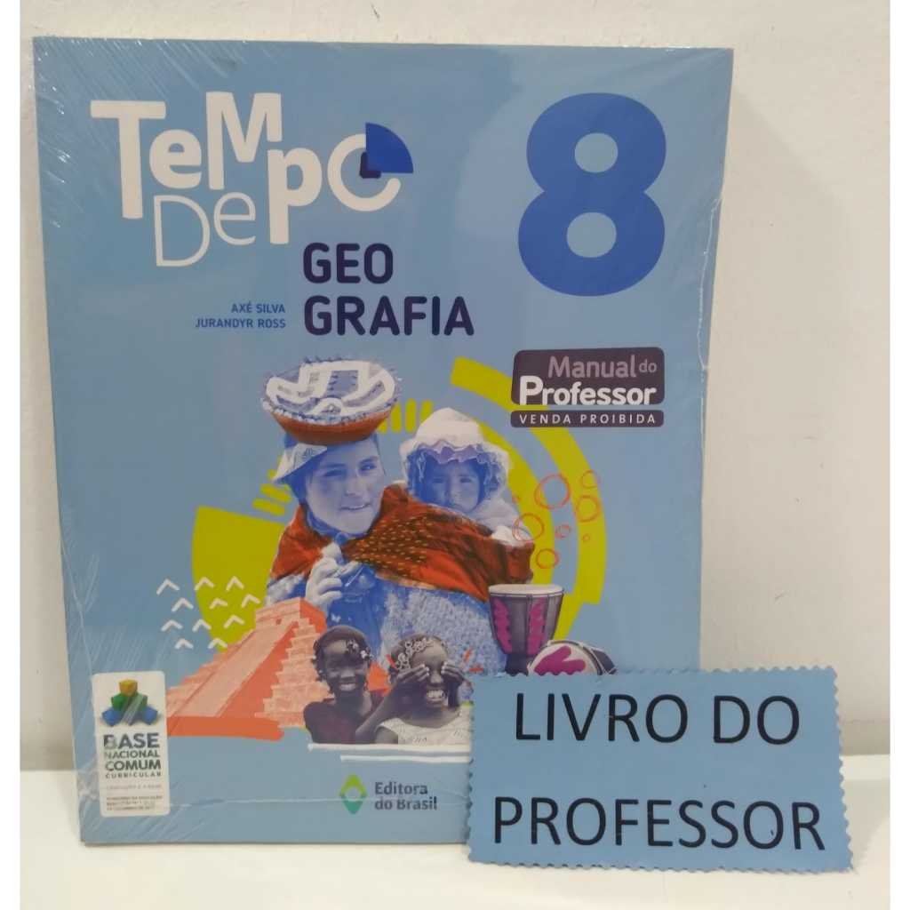 Tempo De Geografia 8 - LIVRO DO PROFESSOR | Shopee Brasil