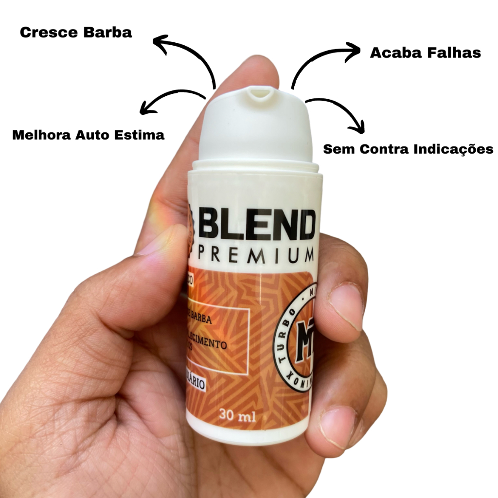 Tonico Engrossa Fios Cresce e Da Volume Barba Com Nota Fiscal Original Fabrica | Shopee Brasil