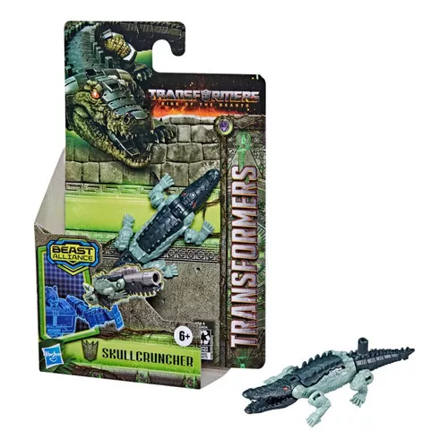 Transformers Rise Of The Beasts Skullcruncher Crocodilo jacaré - Hasbro ...