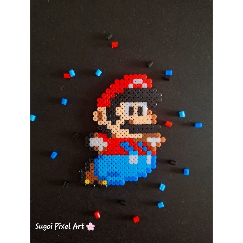 Coleção Imã Mario e Luigi / Pixel Art / Art Geek / Hama Beads | Shopee ...