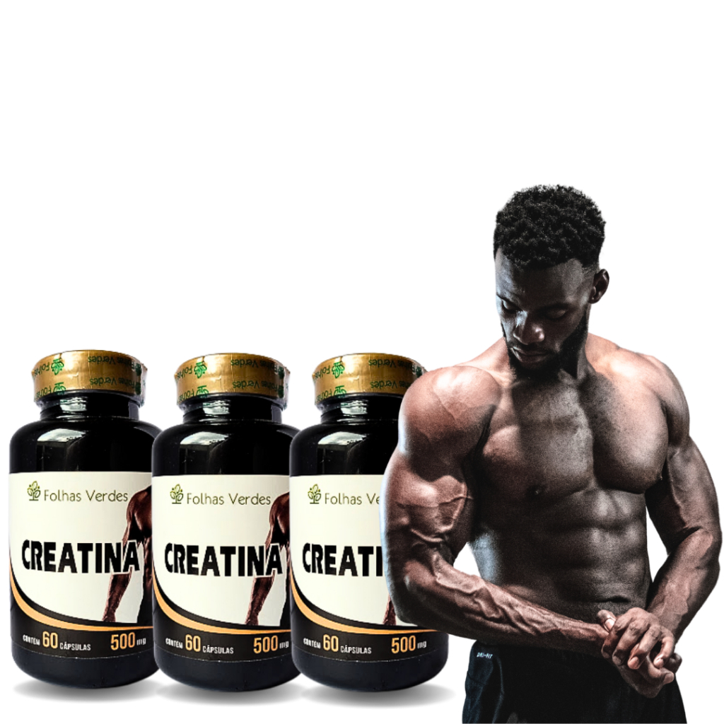 Creatina Concentrada Folhas Verdes 60 Caps 500mg | Shopee Brasil