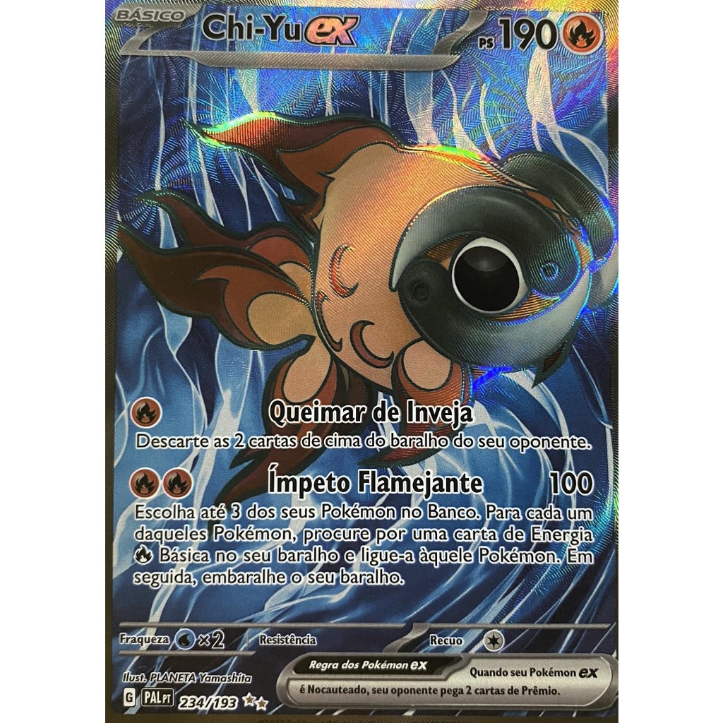Carta Chi-Yu Ex Full Art Coleção Evoluções em Paldea Pokemon TCG ...
