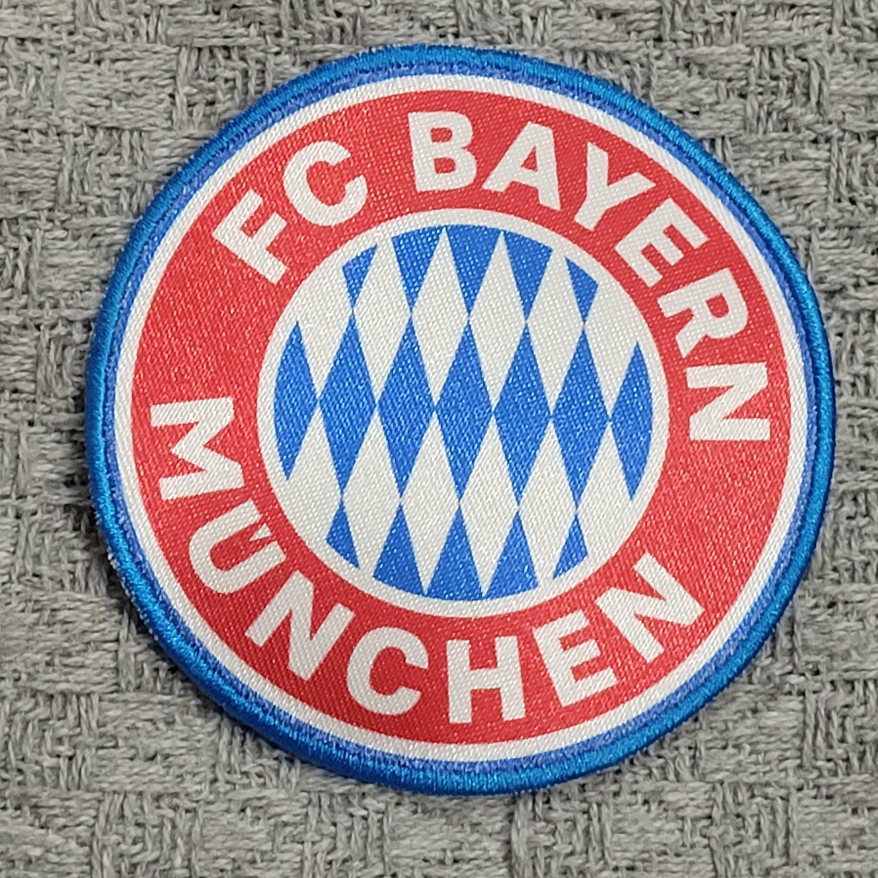 Patch escudo do bayern de munique bordado termocolante ou velcro ...