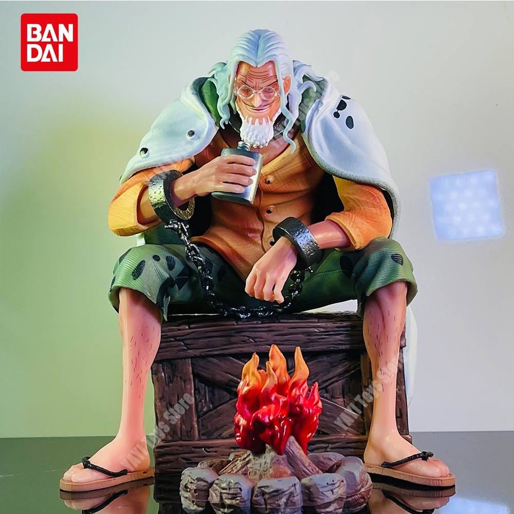 16cm Action Figure Rayleigh Silvers Rayleigh Com Fogo e LED One Piece ...