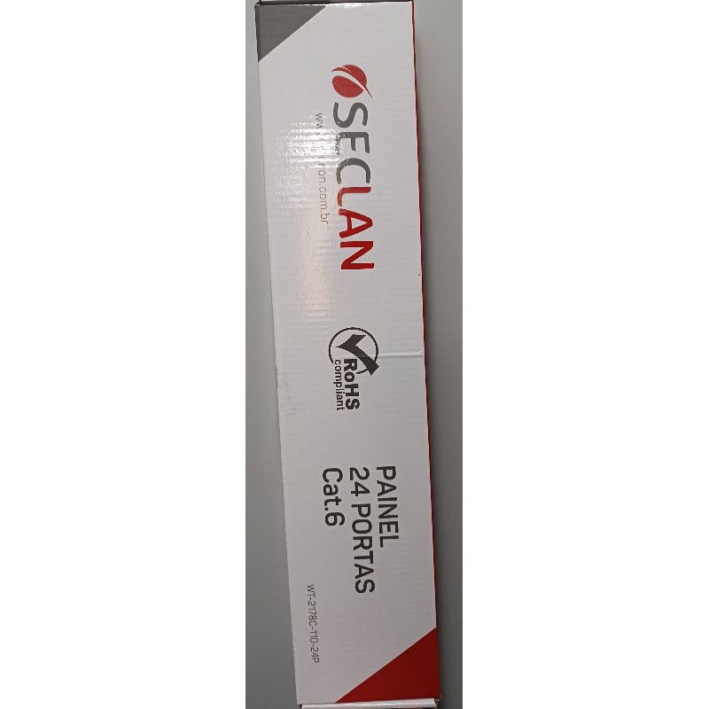 Patch Panel Seclan 24 Portas Cat 6 | Shopee Brasil