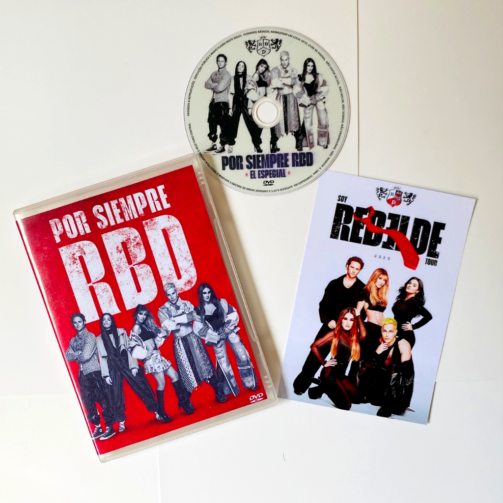 DVD RBD Por Siempre RBD 2023 Para Sempre RBD Legendado | Shopee Brasil