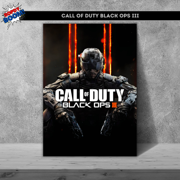 Call of Duty Black Ops 3 Placa decorativa mdf quadro decoração presente ...