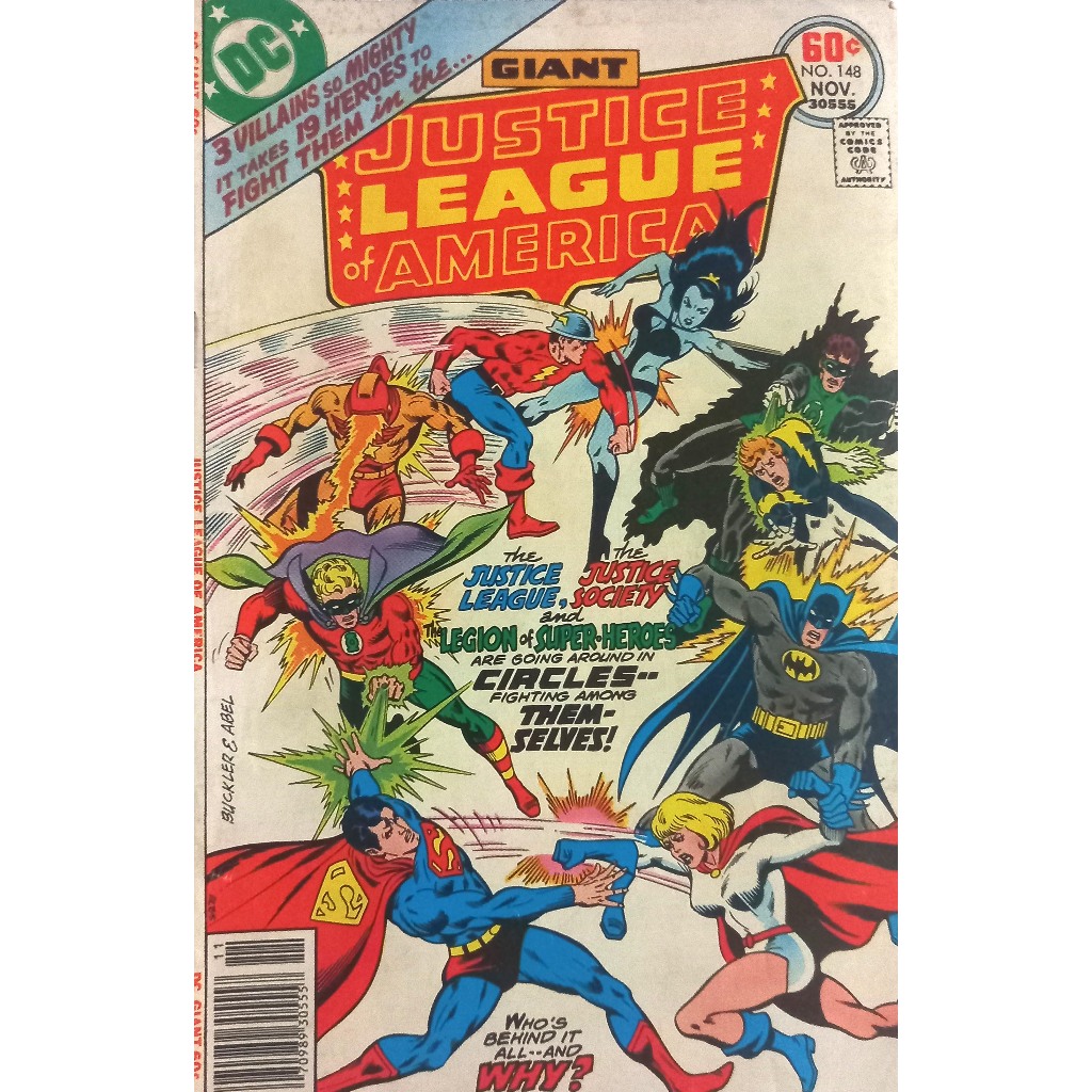 Hq DC Giant Justice League of America 148 - Vintage - Importada - 1977 ...