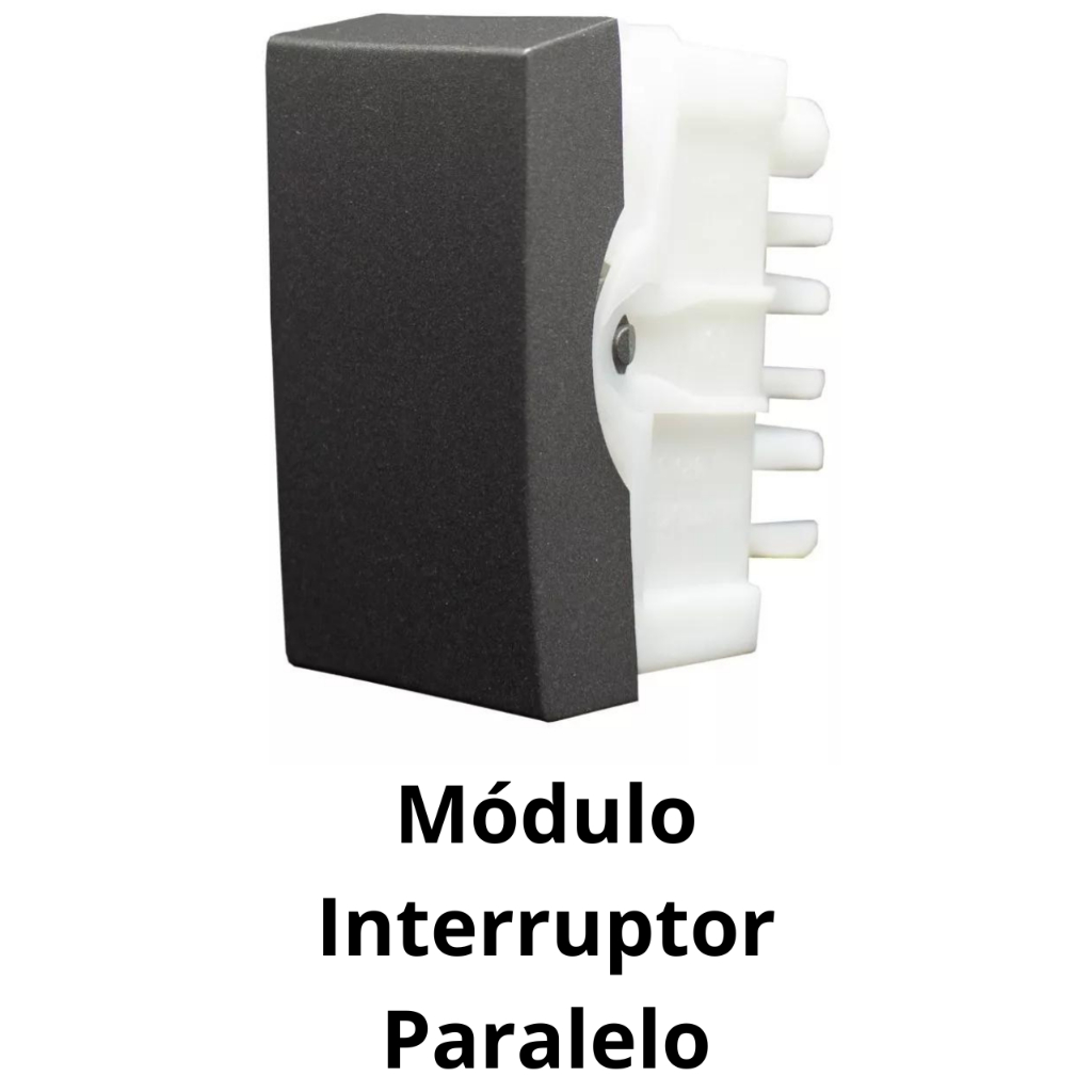 Módulo Interruptor/Apagador Luz Paralelo 10A-250V Inovapro Class Cinza ...