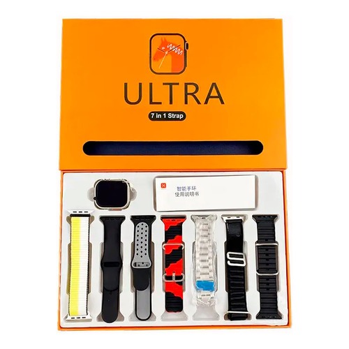 S100 Ultra 2 Novo Smartwatch Relógio Inteligente 7 Em 1 Alças 49mm Full ...