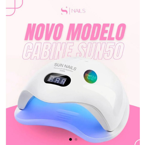 CABINE SUNNAILS ANTIGA SUNUV SUN5 48W ORIGINAL NOVO MODELO 1 ANO DE ...