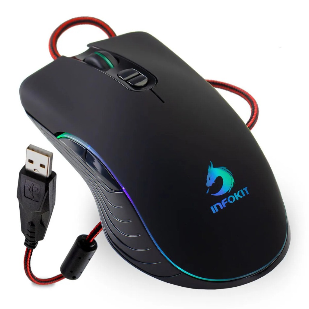Mouse Gamer LED RGB | Shopee Brasil