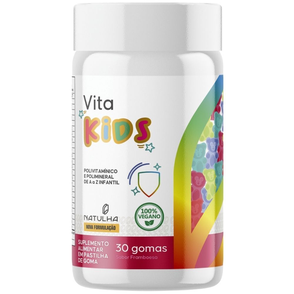 Vita Kids (Polivitamínico Infantil) 30 gomas - Natulha | Shopee Brasil