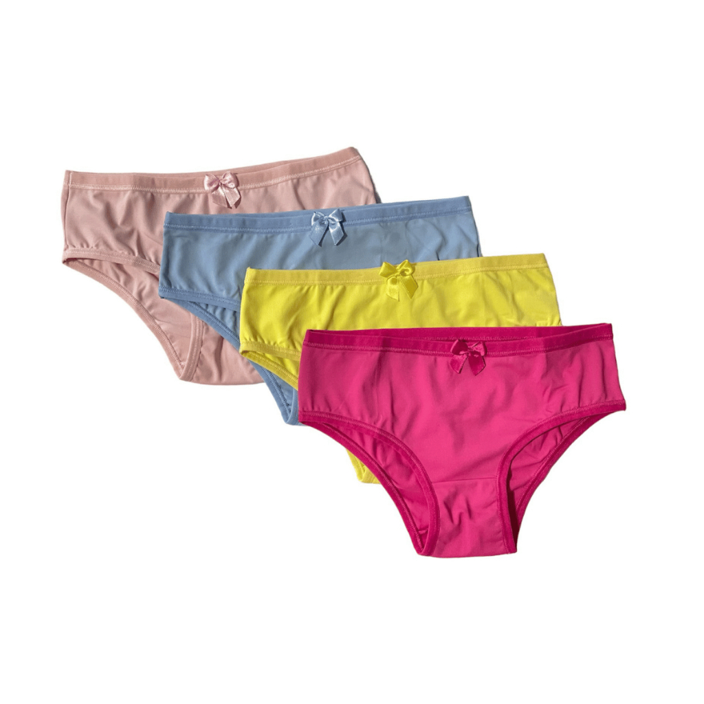 Kit Calcinha Infantil menina Conforto Microfibra Poliamida calcinha ...