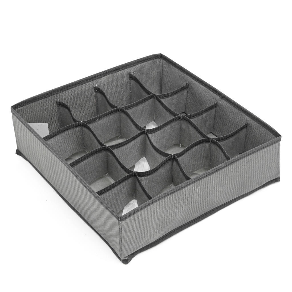 Caixa Organizadora de Gaveta 16 Divisórias 32x32x10 TNT Ecológico ...