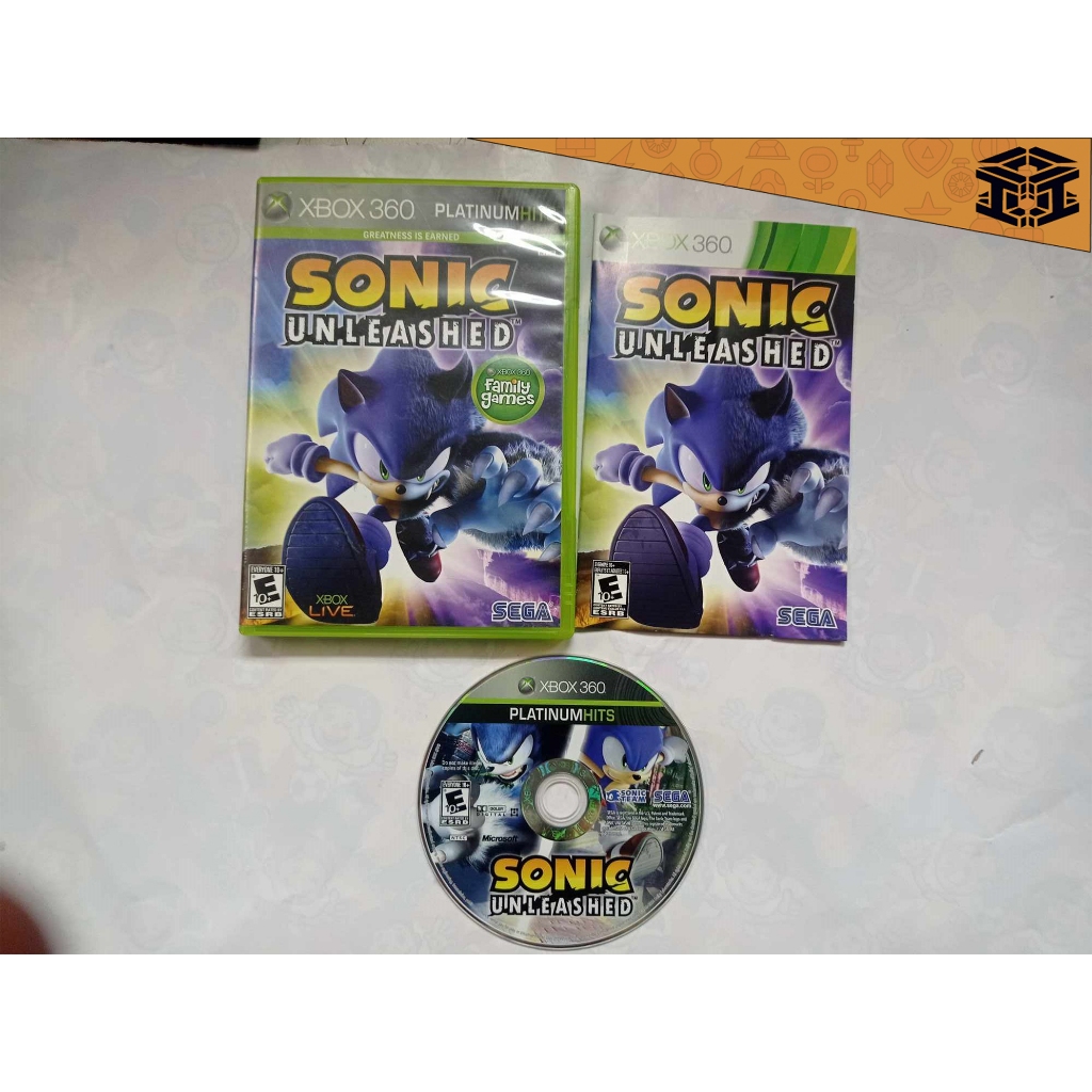 Sonic Unleashed Xbox 360 Original Funcionando Perfeitamente | Shopee Brasil