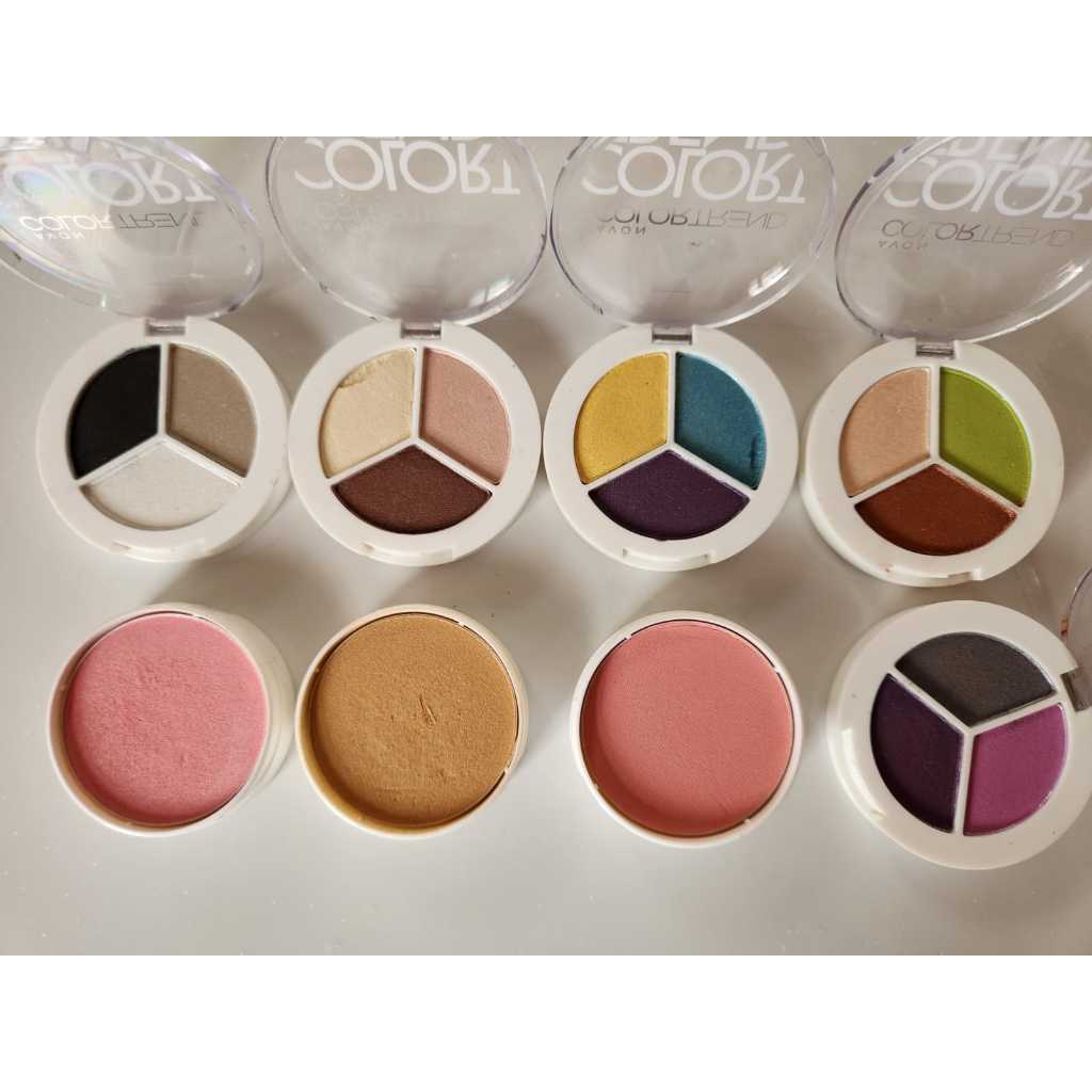 Kit de maquiagem Color Trend Avon (sombras e blush) | Shopee Brasil