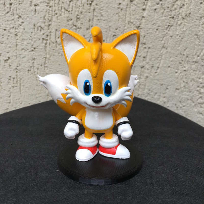 TAILS THE FOX MILES PROWER SONIC THE HEDGEHOG COLECIONÁVEL Impressão 3D ...