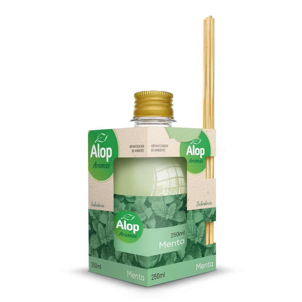 Difusor de ambiente Cheirinho para casa/loja/banheiro 250ml Alop menta ...