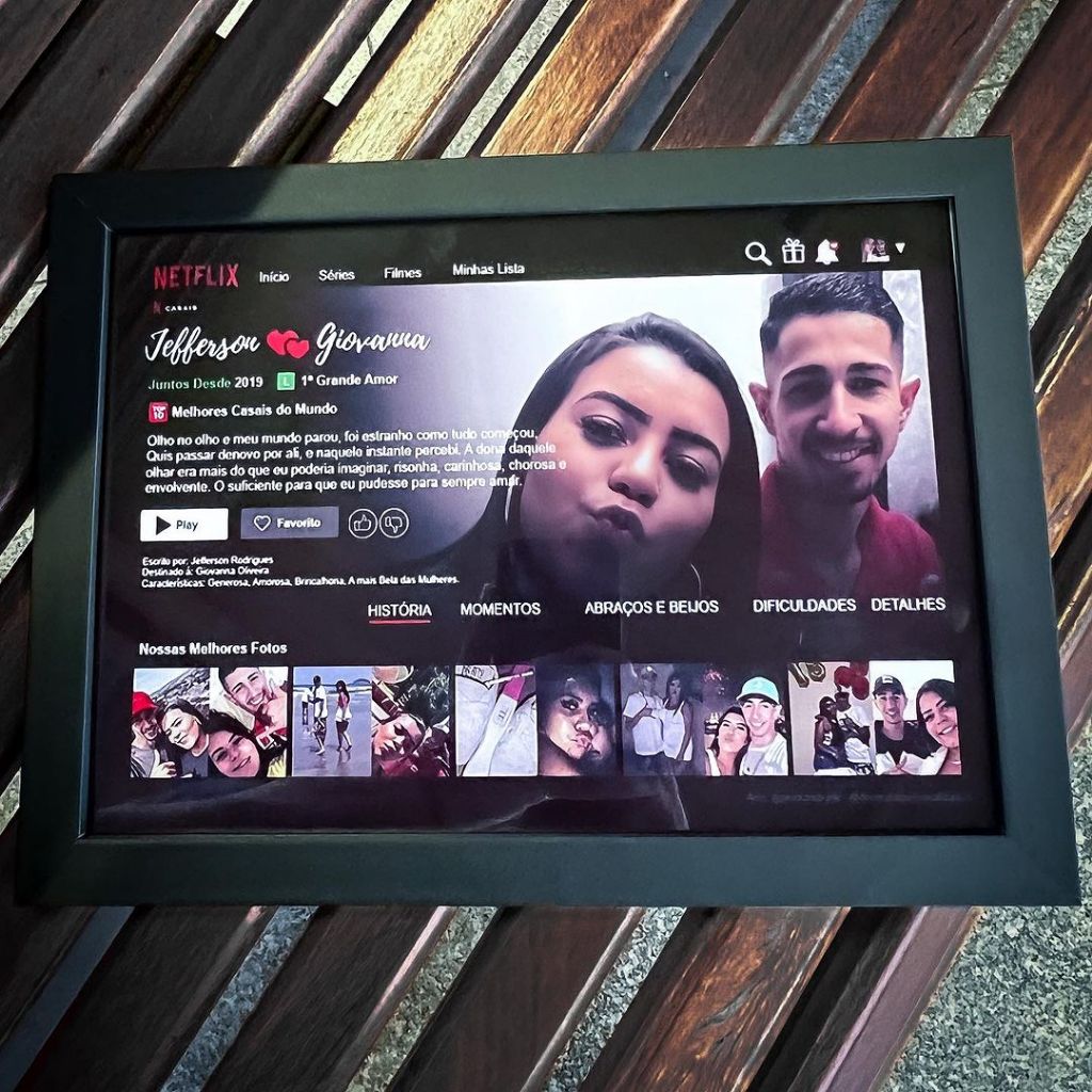 Quadro Casal Netflix | Shopee Brasil