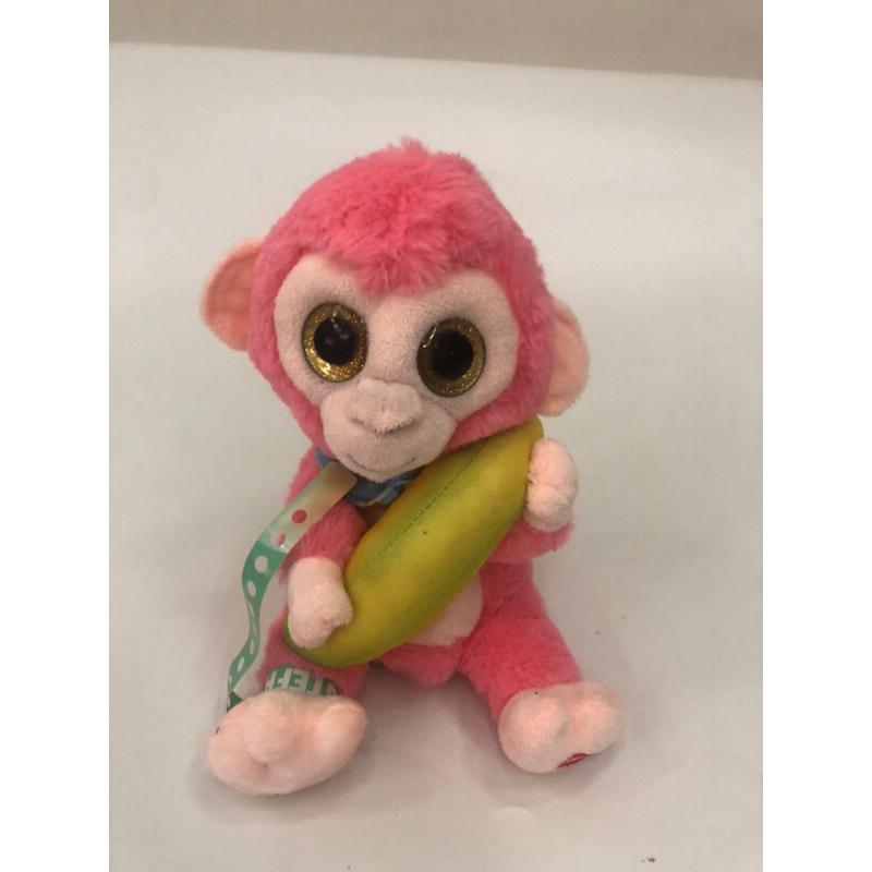 Pelúcia macaco rosa eletrônico | Shopee Brasil