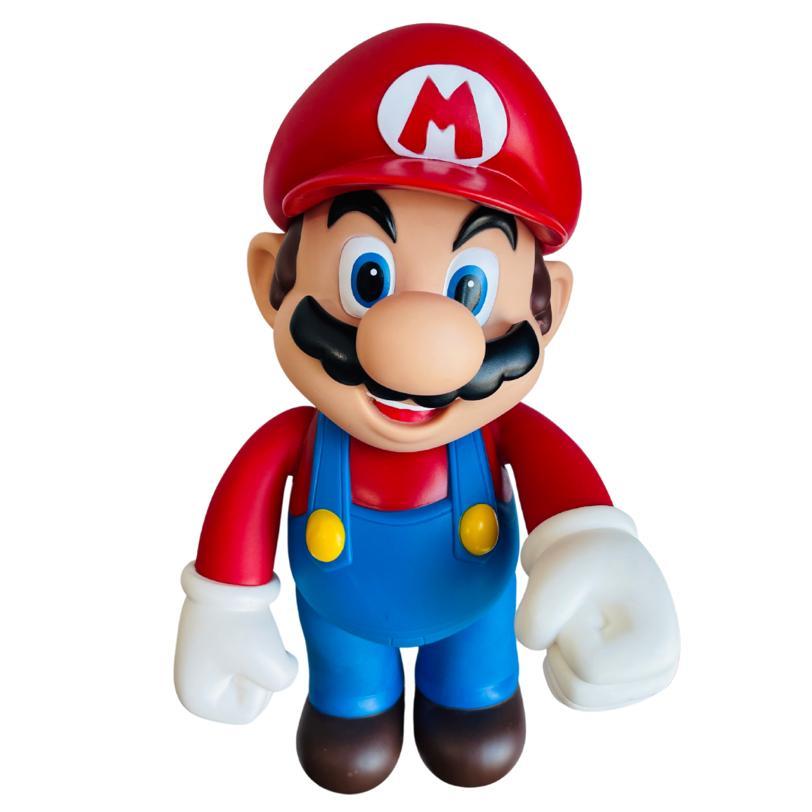 Boneco Super Mario Bros Gigante Articulado 46cm Action Figure de Vinil ...