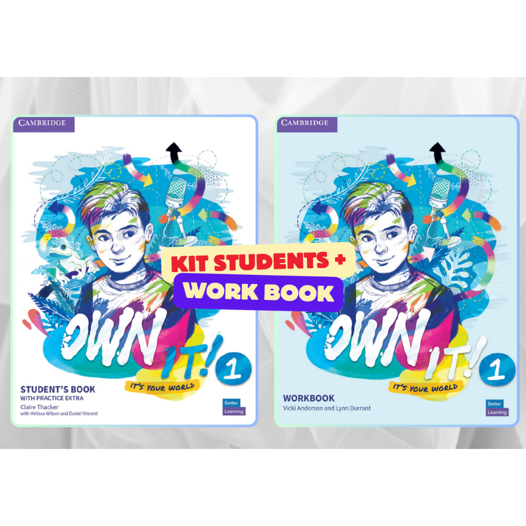 Own It! 1 Student's book + Workbook completo ( Impresso em papel 90 ...