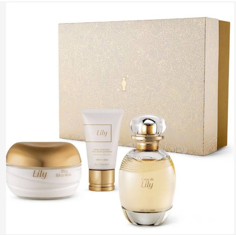 Kit Lily 3 itens Boticário | Shopee Brasil