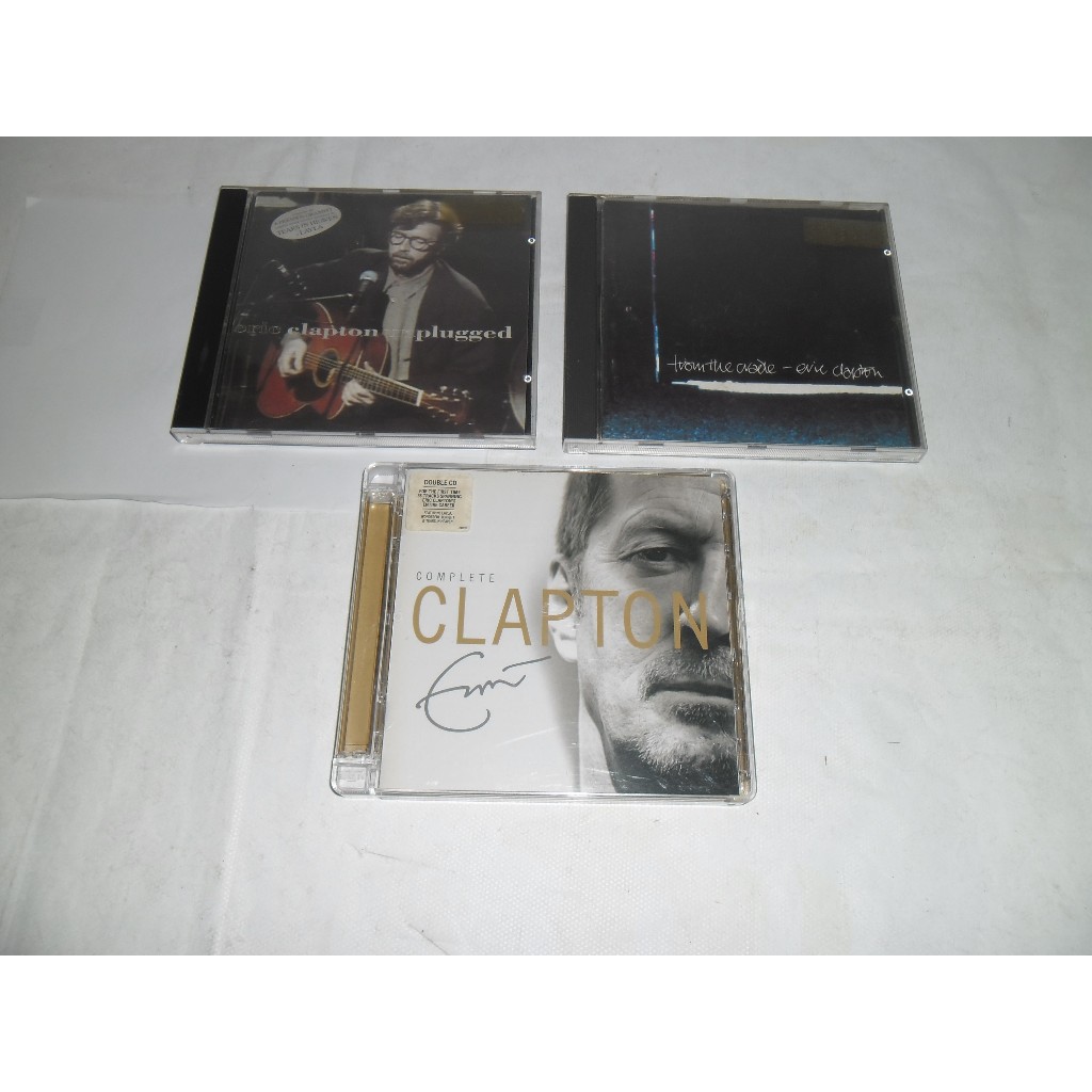 Cd Duplo Eric Clapton Complete Pluggd From Cradle | Shopee Brasil