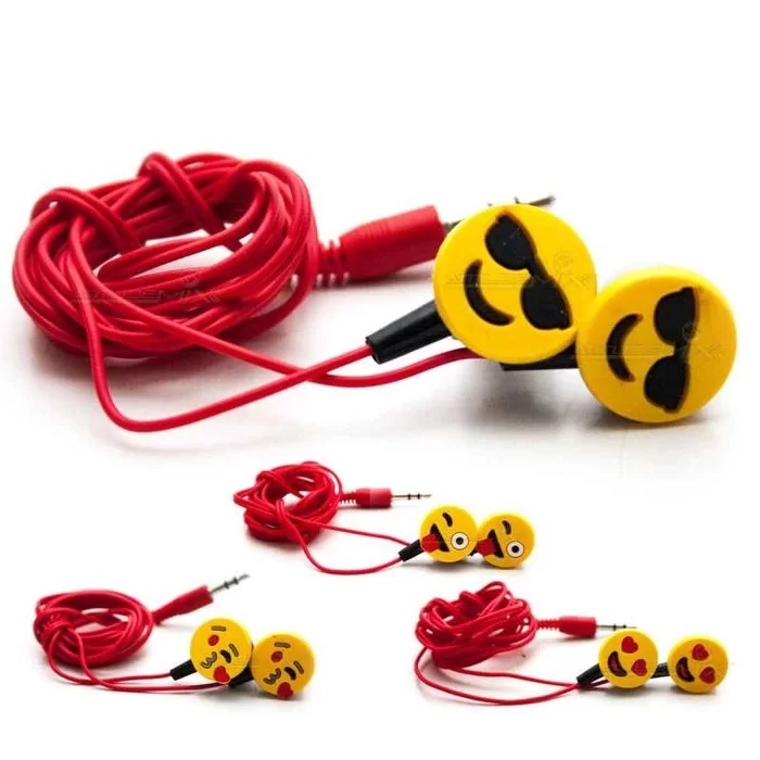 Fone de Ouvido Universal Emoji Emoticons Estéreo | Shopee Brasil