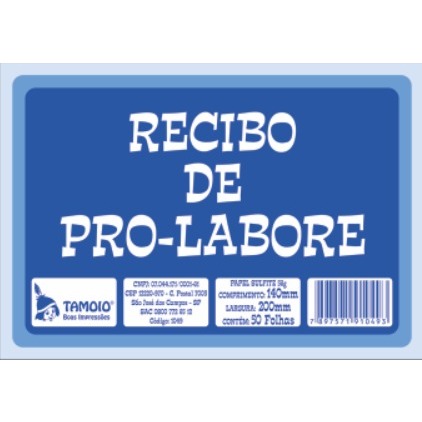 recibo de pro-labore bloco | Shopee Brasil