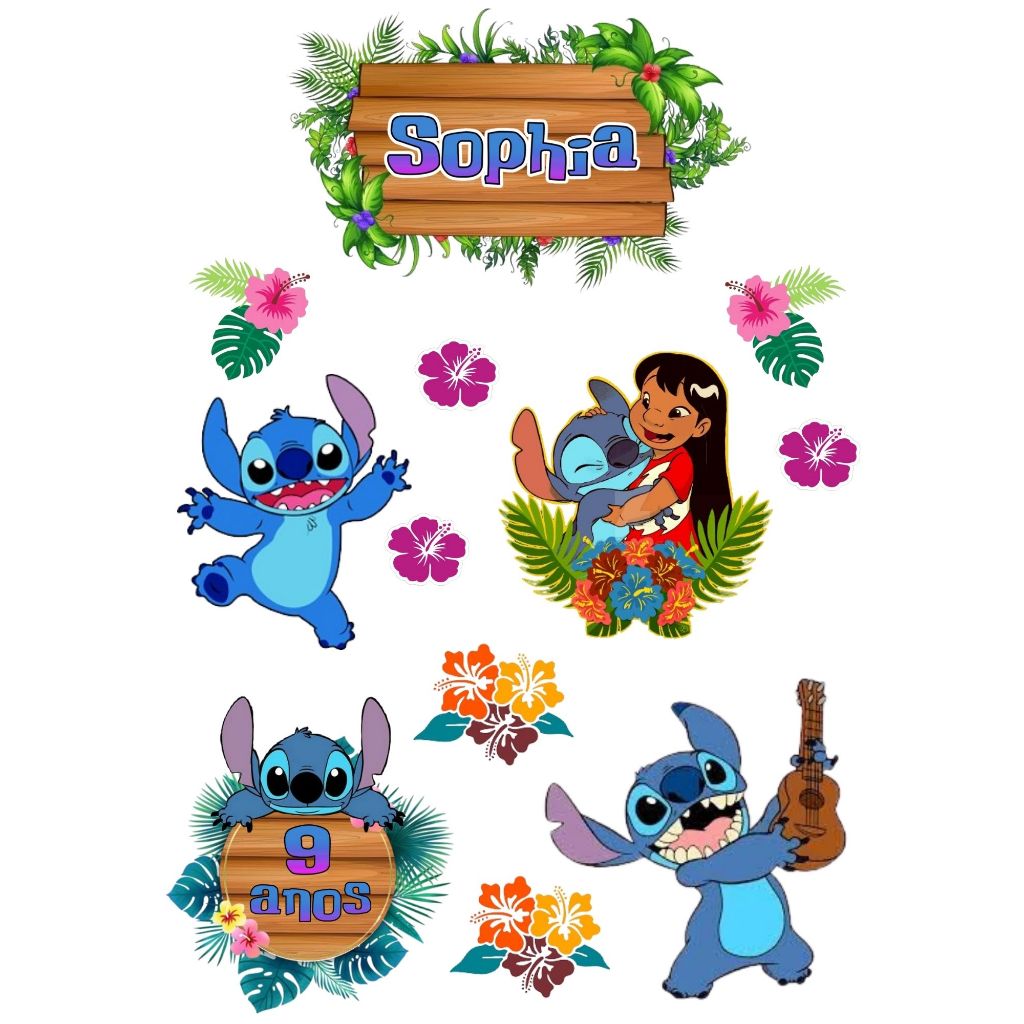 Topo de bolo Stith | Shopee Brasil