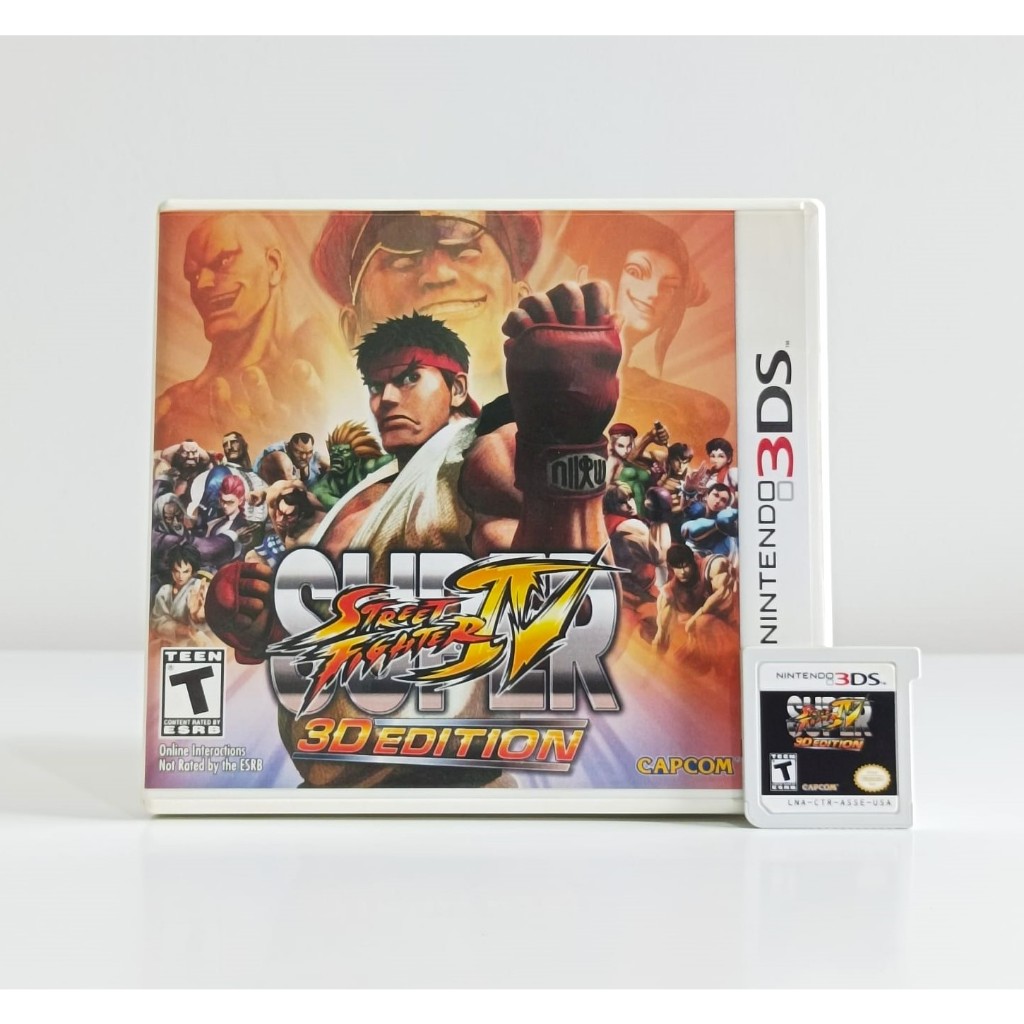 Super Street Fighter 4 - 3DS Jogo original mídia física | Shopee Brasil