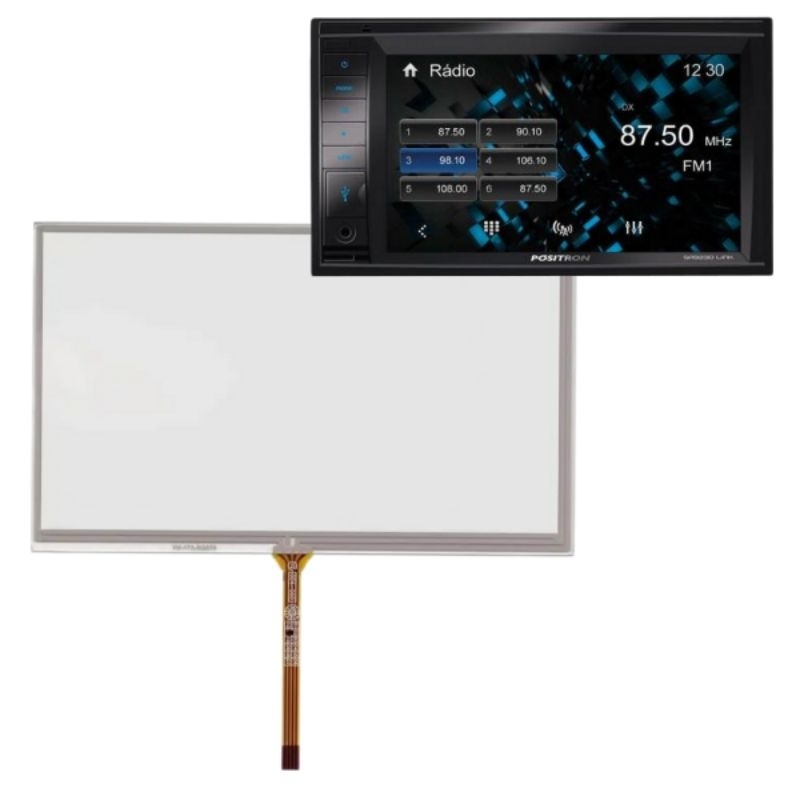 Touch Screen positron Sp 8230 Sp8230Link 6.2 polegadas Tela de toque ...