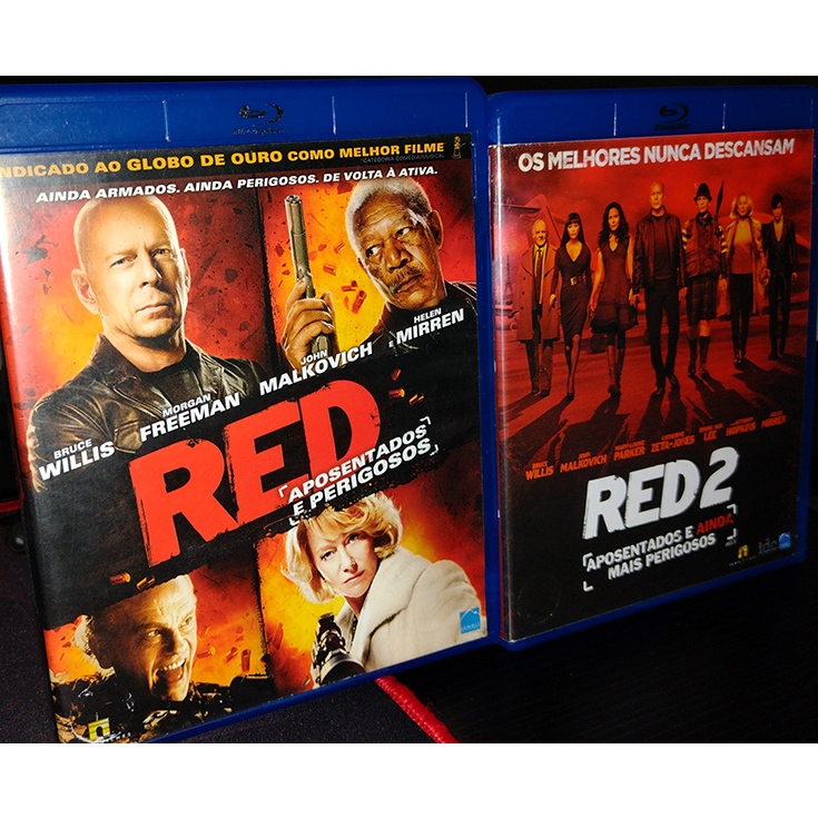 Blu-Ray: "Red - Aposentados e Perigosos 1&2" (Original e de ...