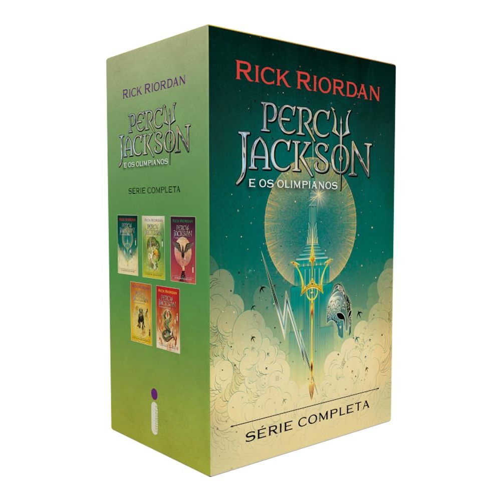 Box Percy Jackson e os Olimpianos, Rick Riordan, 5 Livros, Novas Capas ...