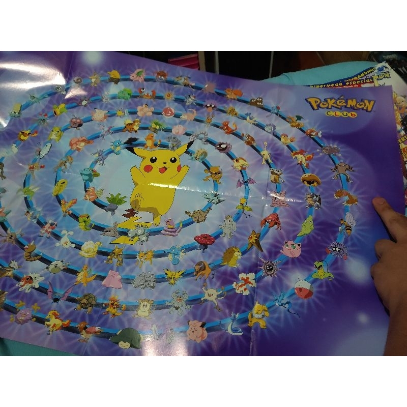 Pokémon Club Apresenta – Pokémon Pôster | Shopee Brasil